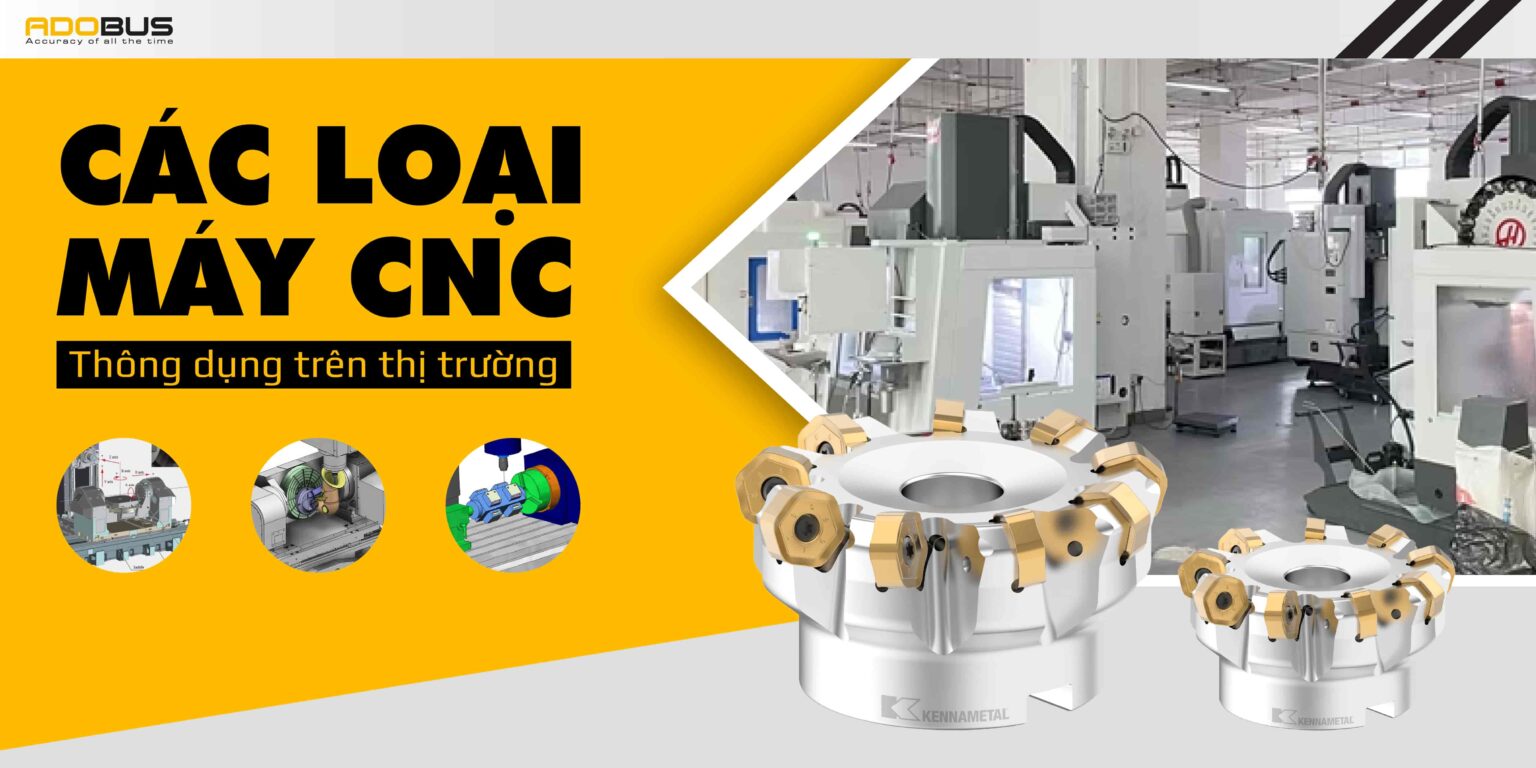 CÁC LOẠI MÁY PHAY CNC ĐƯỢC SỬ DỤNG PHỔ BIẾN HIỆN NAY
