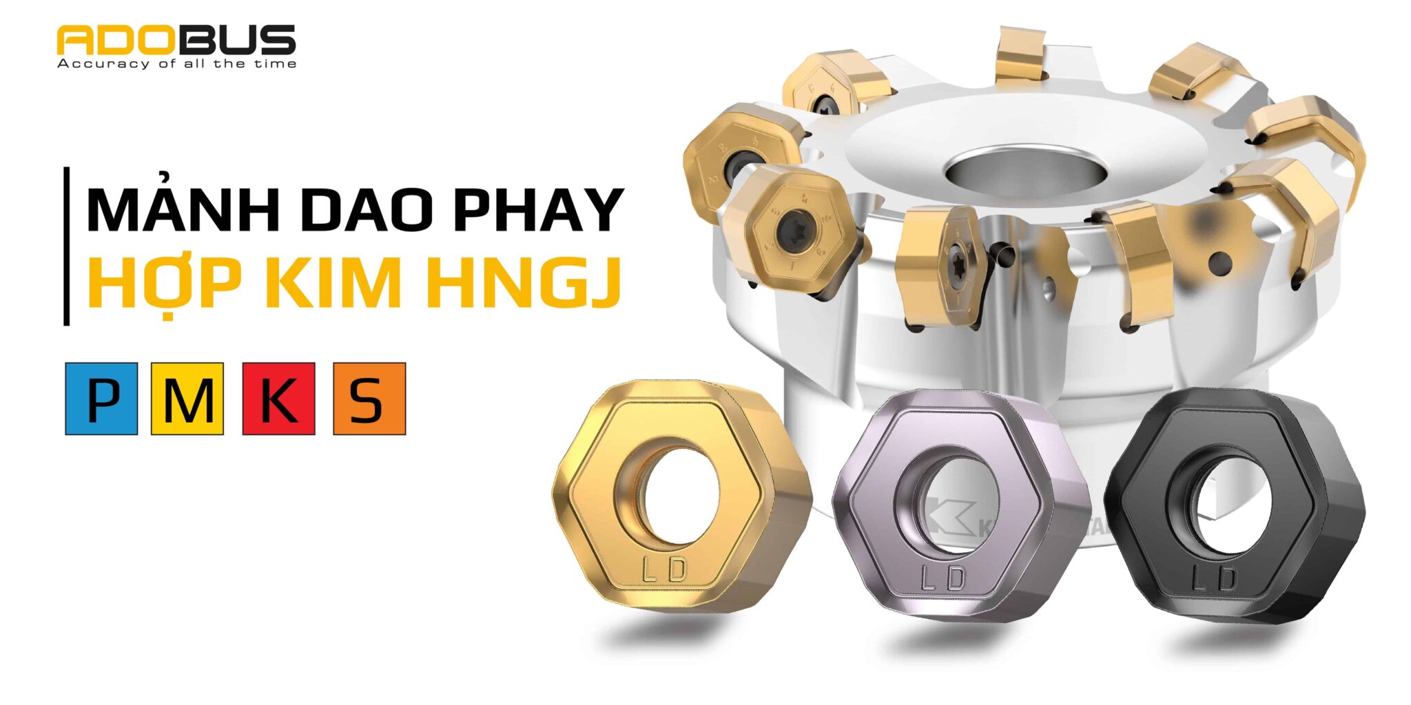 DAO PHAY MẶT ĐẦU ĐA VẬT LIỆU HNGJ0604ANENLD
